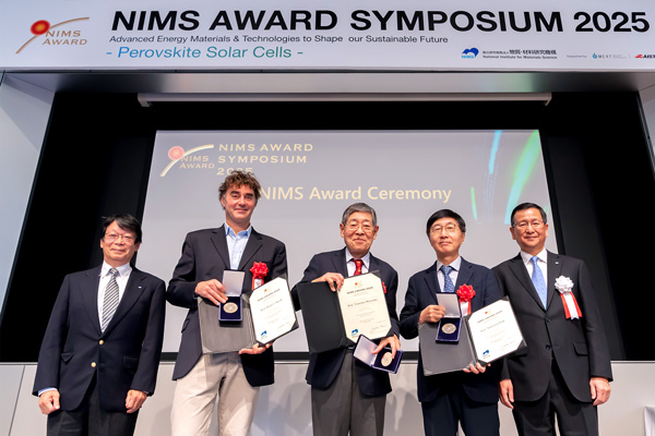 NIMS Award 2025 Presented to Three Leading Researchers of Perovskite ...